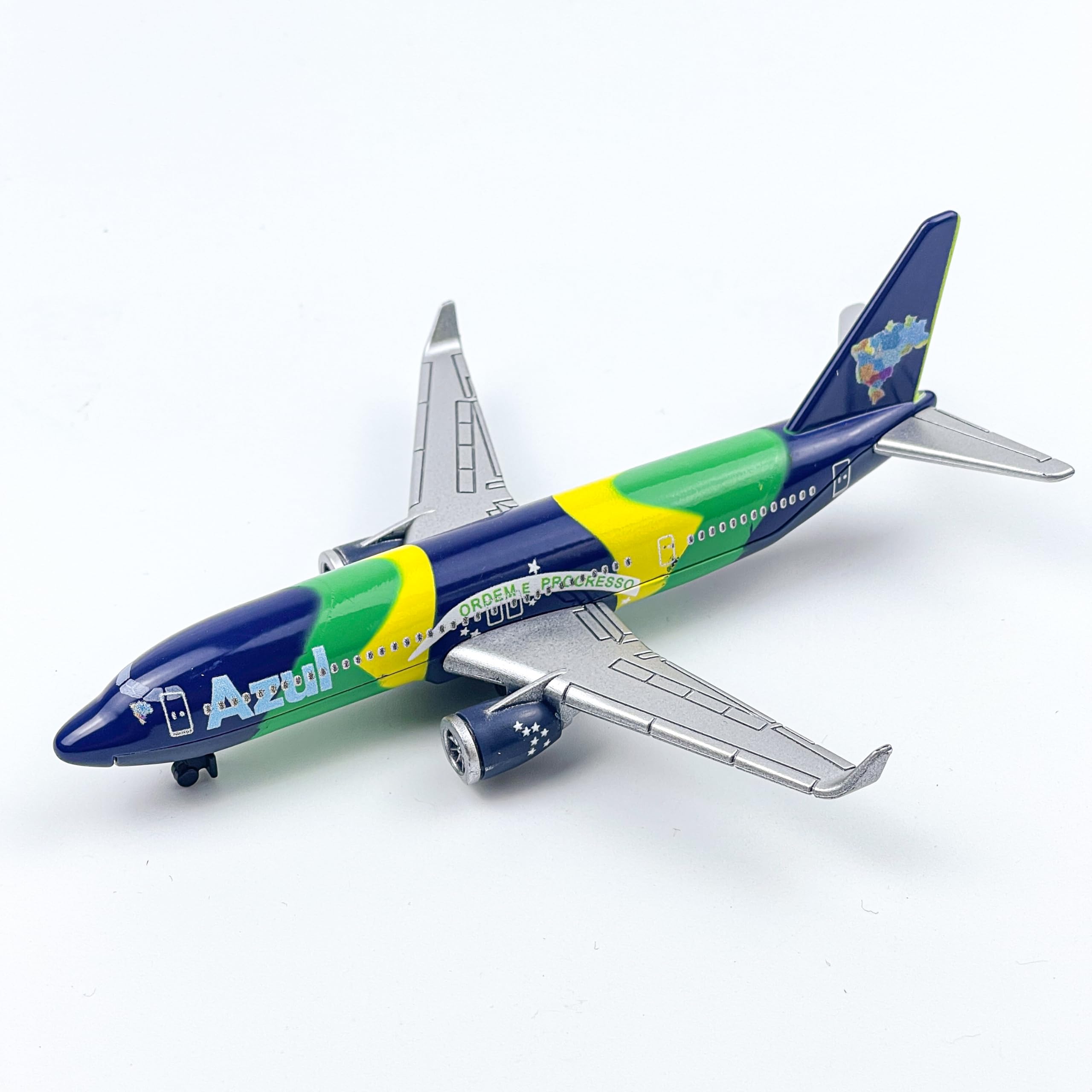 AVIAMUSE Model Airplane, Azul Planes Model Aircraft Suitable for Collection and Christmas, Birthday Gifts