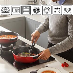 Xgxoz Tagine Pot 28 Cm Micro Pressure Cooker Non-Stick Coating Aluminium with Cone-Shaped Food Cooking Pot Home Cooking Kitchen Restaurant Cookware Serving Dish Gift