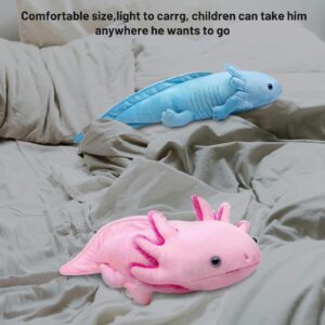 Roqei Axolotl Plush - Soft Axolotl Stuffed Animal Plush Toy,19 Inch Cute Salamander Plush Pillow, Kawaii Plushie Toy, Axolotl Gifts for Kids and Youth (Pink)