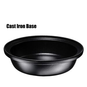 Xgxoz Enameled Cast Iron Ceramic Tajine Cooking Pot Enameled Cast Iron Tagine for Cooking And Stew Casserole Slow Cooker