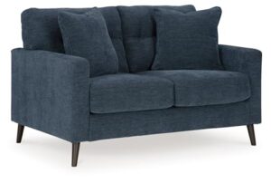 signature design by ashley bixler loveseat, 57" w x 38" d x 37" h, blue