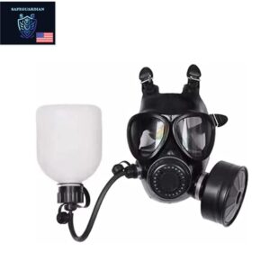 SafeGuardian Gas Mask Face Respirator CBRN Mask Israeli Military Grade Mask Survival & Tactical Gas Mask for Chemical Fumes, Particulates, and Smoke Protection, Military Grade Construction