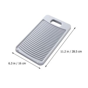 Cabilock Washing Washboard Hangable Plastic Washboard Washing Board Cleaning Laundry Washboard Household Non-slip Washboard Scrubbing Board for Laundry Hand Wash