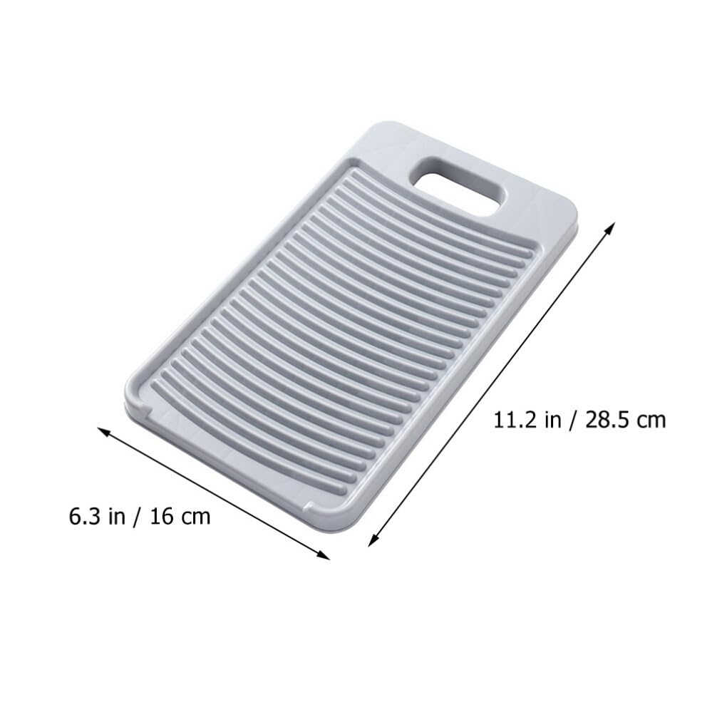 Cabilock Washing Washboard Hangable Plastic Washboard Washing Board Cleaning Laundry Washboard Household Non-slip Washboard Scrubbing Board for Laundry Hand Wash