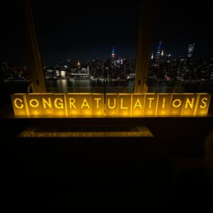 congratulations decorations light up letters with led lights and rose petals included| luminaria sign as graduation decor or as graduation banner…