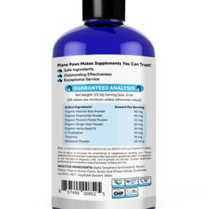 Cat Anxiety Relief 90 Day Supply - Faster Absorption Than Cat Calming Treats - Cat Calming Products for All Ages - Liquid Calming Cat Treats for Sleep Aid - 8 Ingredient Blend + Cat Melatonin