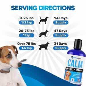 Dog Anxiety Relief - Faster Absorption Than Hemp Calming Chews for Dogs - Dog Calming Chews Alternative - Hemp Oil and Melatonin for Dogs - Liquid Dog Calming Treats for Thunder, Fireworks, Sleep Aid