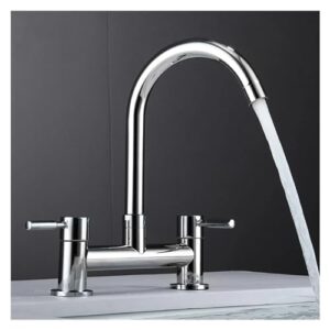 chrome kitchen faucet bath hot and cold water mixer crane deck mounted vessel sink mixer tap swivel dual handle basin tap,basin faucet