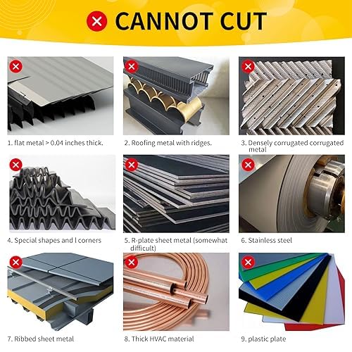 CuzConven Metal Cutter for Drill, 2024 New Sheet Metal Cutter, Electric Drill Plate Cutter for Cutting Steel, Copper, Aluminum and other Thin Metal Plates