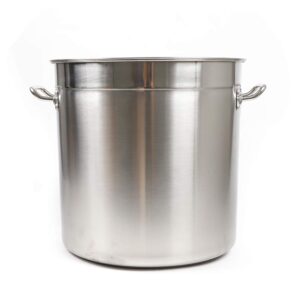 Knwigoe 30 Qt Stock Pot Cooking Stock Pots with Lid Large Soup Canner Food Grade Heavy Duty Cooking Steamer Big Pots for Cooking Stainless Steel ）