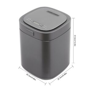 2.5L Electric Compost Machine Kitchen Mill Composter Bin Indoor Countertop Composting Machine with LED Display, Activated Car bon Odorless, Turn Food Waste and Scraps into Fertilizer for Garden Plants