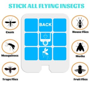 32 Pack Refill Glue Cards, Saferr Home Fly Trap Refill Compatible with Saferr Home SH502, S23005-06 and Dynatrap DT3005W Dot Indoor Fly Trap Plug-in Insect Trap Replacement Mosquito Sticky Glue Boards