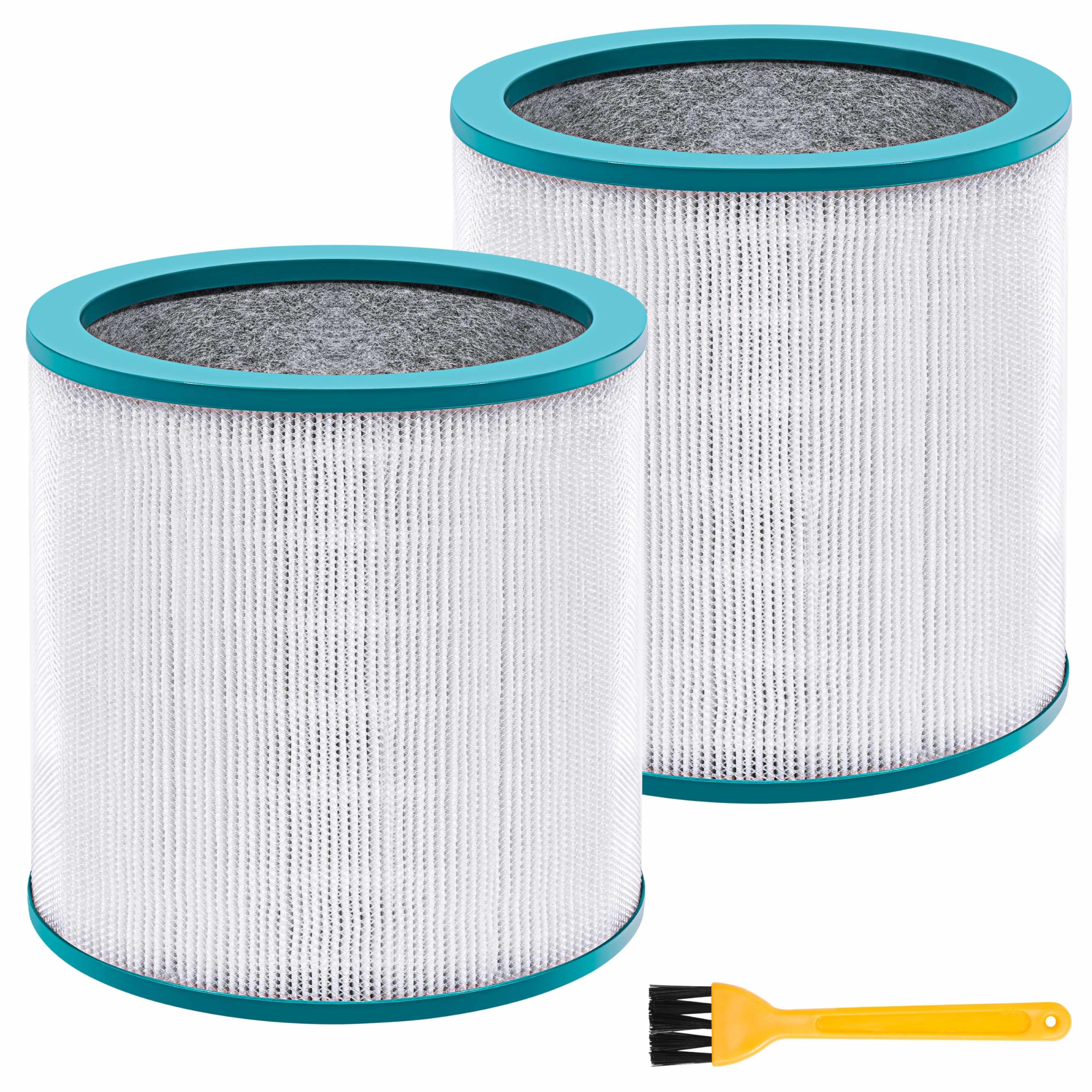 2 Pack True HEPA Replacement Air Purifier Filters for Dyson Tower Purifier Pure Cool Link TP01 TP02 TP03 BP01, AM11, Dyson BP01 Models, Compared to Part # 968126-03 - Premium Activated Carbon Filters