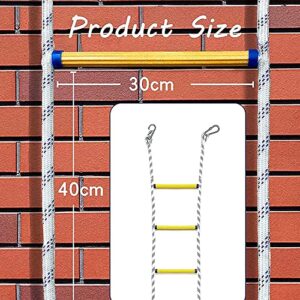 Escape Ladders Rope Ladder Nylon Home Climbing Engineeladder Portable Emergency Escape Ladder Durable Fire Escape Ladder/20M/65.6Ft/6M/20Ft