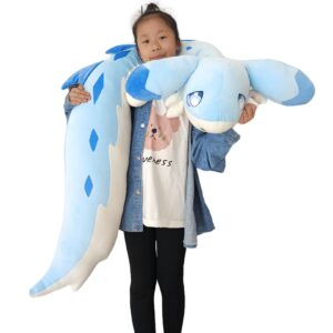 mottledi weighted giant chillet stuffed animal, pal-world plush toys, cute chillet cuddle pillow dolls, large stuffed animals 4ft, stuffed animals for girls (chillet 47 inch)