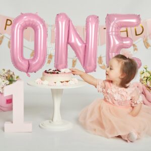 40 Inch Pink Letter Balloons, Large E Letter Balloons Foil Helium Balloons, Mylar Big Single Alphabet E Balloons, Pink Balloon Letters for Birthday Party Decorations Wedding Bride Anniversary Supplies