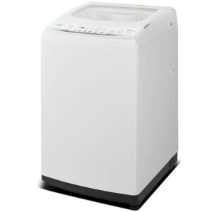 smileader washing machine 2.0 cu.ft. mini compact full automatic lavadora portatil for apartments, rv, dorms portable washer, white black