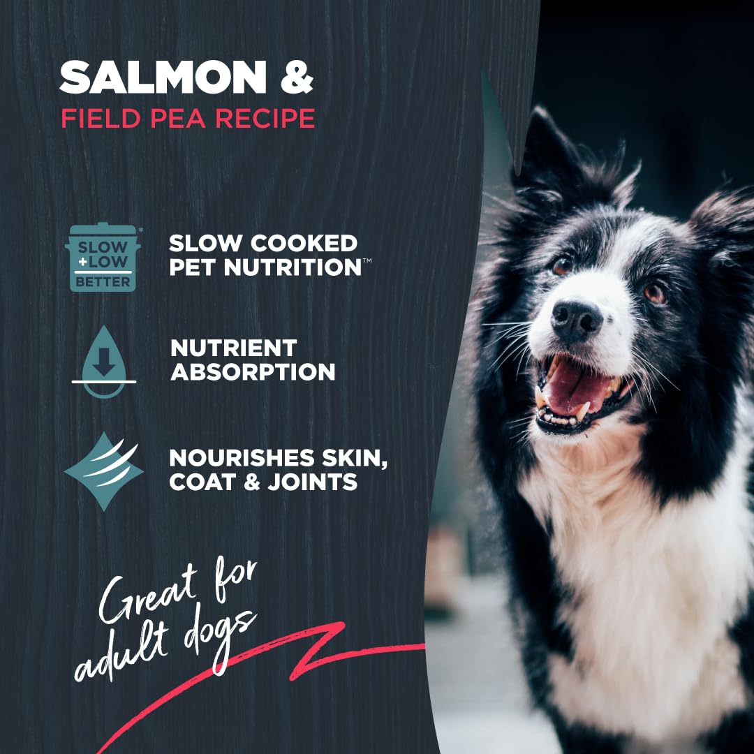 Blackwood Grain Free Dry Dog Food, Salmon & Field Pea Recipe, 4.5 Pound Bag for All Life Stages, Slow Cooked with Vitamins & Minerals for a Balanced Diet