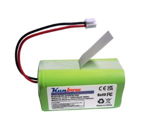 kunbow 3200mah li-ion battery,replacement battery for shark ion robot rv700_n,rv720_n,rv725_n,rv750_n,r87,rv763,rv765,rv771,rv772 rv913s,rv1001ae,rv2502ae,shark ai robot pro rv2001wd,av2501ae,av2501s