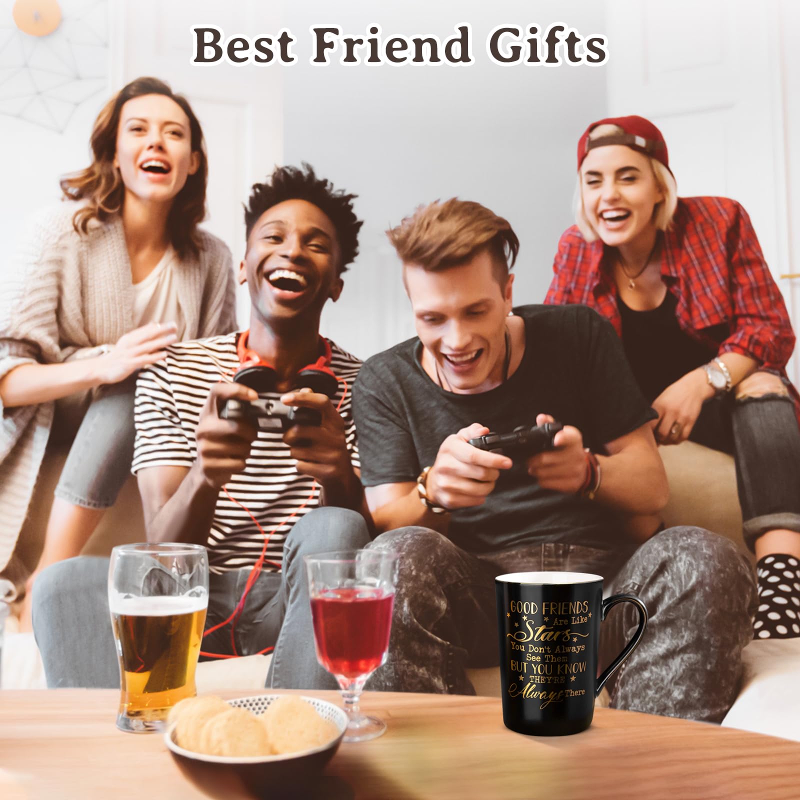 Biching Friend Gifts for Women Men - Best Friend Birthday Gifts Ideas for Women Friends Male Gifts Best Friend Ever - Funny Friendship Gifts for BFF, Bestfriend, Besties, Brothers, Sister