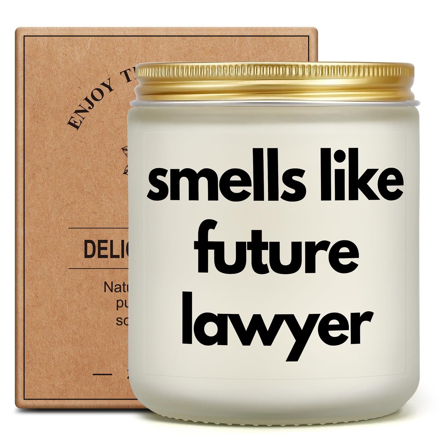 Gifts for Law Students, Law School Essentials, Law School Graduation Gifts, Funny Future Lawyer Gifts, Lawyer Gifts for Women Men, Bar Exam Gifts, Lavender Scented Candle