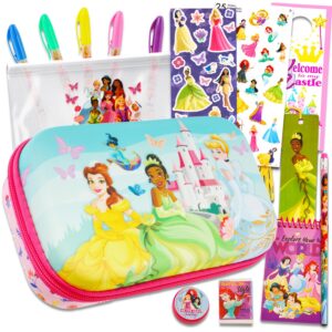 disney princess school supplies set - disney princess stationery bundle includes disney princess molded pencil case, pencils, stickers, more | disney princess school supplies