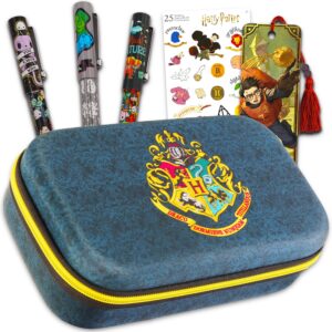 harry potter pencil case for kids - harry potter stationery bundle includes harry potter molded pencil pouch, harry potter pens, stickers, more | harry potter school supplies set