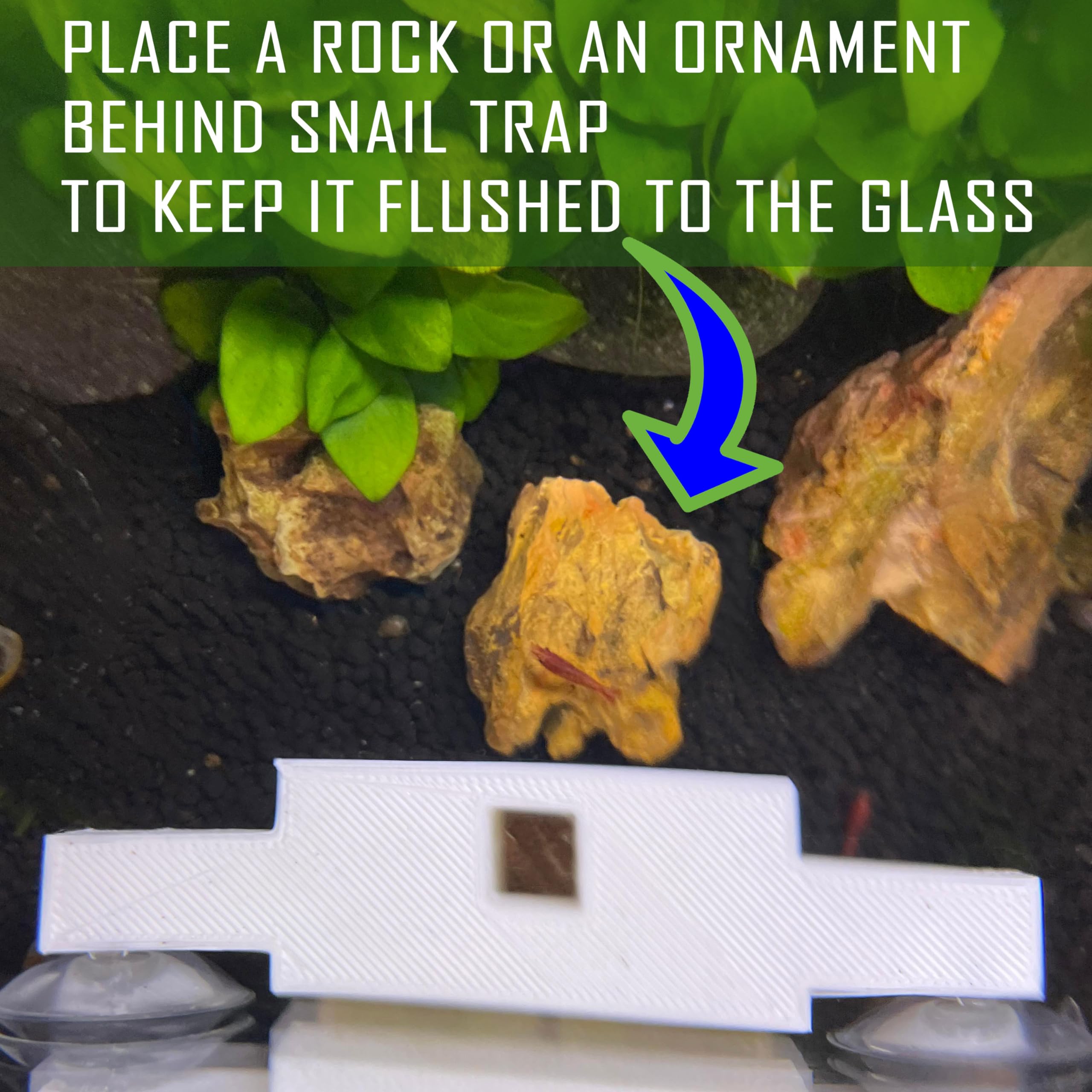 3DAquaticSolutions Snail Trap for Aquarium, Pest Snails Catcher Overnight, Leave Trap in Your Tank with Foods to Attract Snail, Easy to Use and Effective