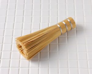 kagoya sasara bamboo brush for frying pans and woks [7.1inch] kitchen scrub brush