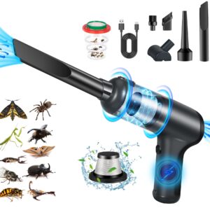 2024 Upgraded Bug Vacuum Catcher & Handheld Vacuum Cordless with 9000PA, High Power Bug Catcher Mini Portable Bug Trapper Use for Home Office Car RV Insect Traps Catcher and Release with Insect Cage