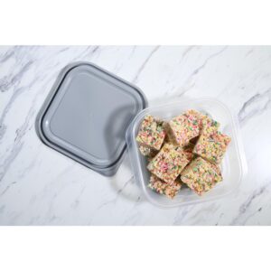 GoodCook EveryWare Extra Large Square Container 2 pack, BPA Free