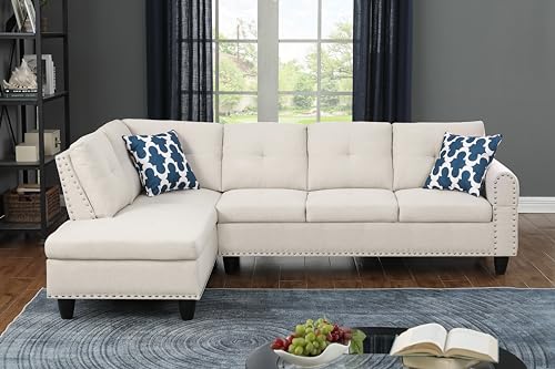 Devion Furniture Edo Sofas, Beige