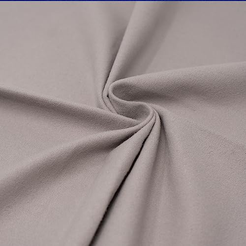 RTC Fabric 100% Cotton Flannel, Solid Gray 8 Yard Bolt