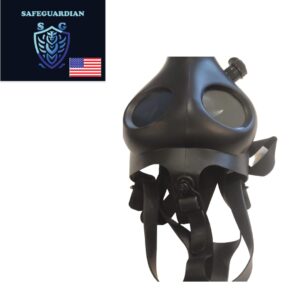 SafeGuardian Israeli GAS MASK with 40mm Premium Filter Respirator Mask, Paintball Mask, Halloween Mask, Welding, Chemical