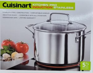 cuisinart soup pot, 5 3/4 quart, stainless steel, 731665-22