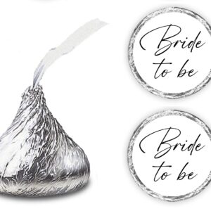 216 Bride to Be Kisses Bachelorette Stickers, Chocolate Drops Labels Stickers for Bachelor, Bridal Shower, Wedding, Engagement Party Decorations, Kisses Favors Decor. Made in USA