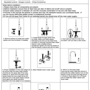 Elegant Slimmed Pull-Out Kitchen Faucet of 18" Height for Island & Laundry Sink with 360° Rotating Spout, Rust-Resistant, Single Lever and Lead-Free (Chrome)