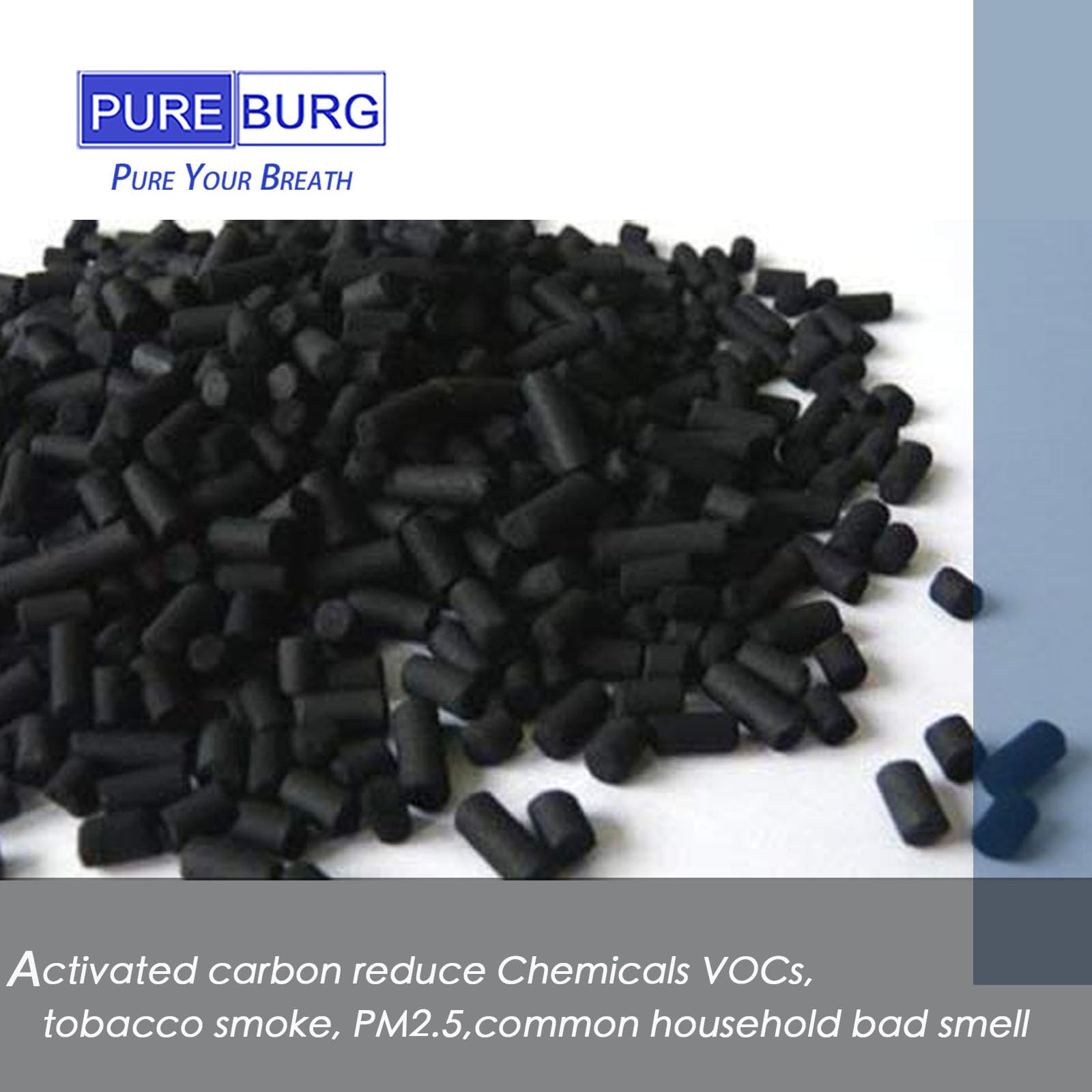 PUREBURG ECO 5 Odor Absorbing Carbon Refills Pack Compatible with Vitamix FoodCycler Model : ECO 5, Collecton Lid Filter Carbon Filters