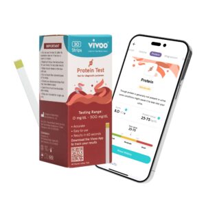 protein urine test: the smart way to track your protein levels at home in 60 seconds! accurate, fast, & easy!