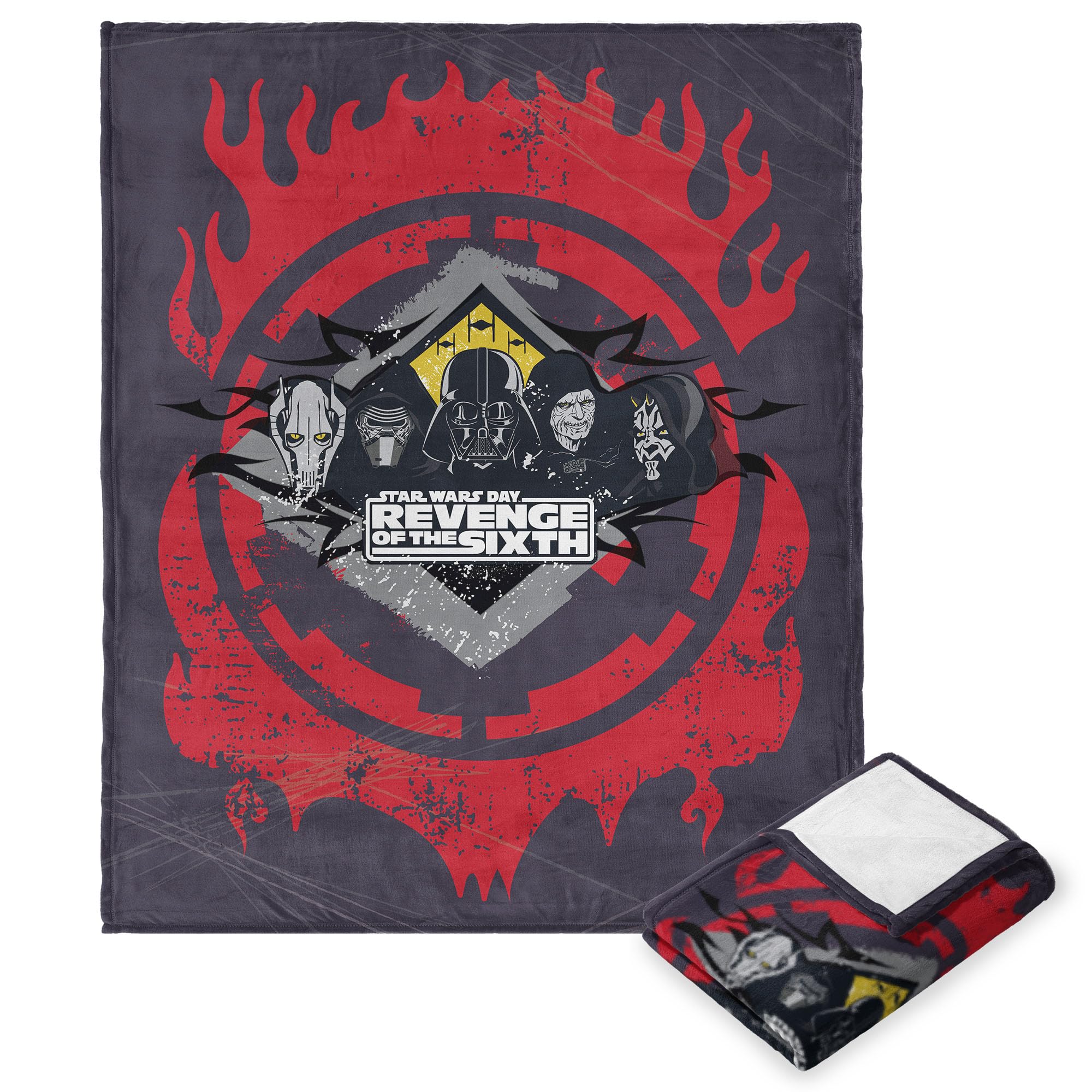 Northwest Star Wars Revenge of The Sixth Silk Touch Throw Blanket, 50" x 60", Revenge of The 6th