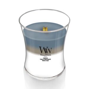 Woodwick Uncharted Waters Medium Hourglass Trilogy Candle