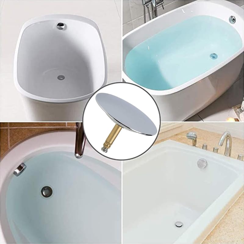 72mm Bathtub Stopper Bathroom Basin Kitchen Sink Adjust Manual Lift Drain Plug Sink Manual Lift Drain Plug