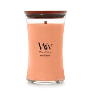 woodwick manuka nectar large hourglass candle