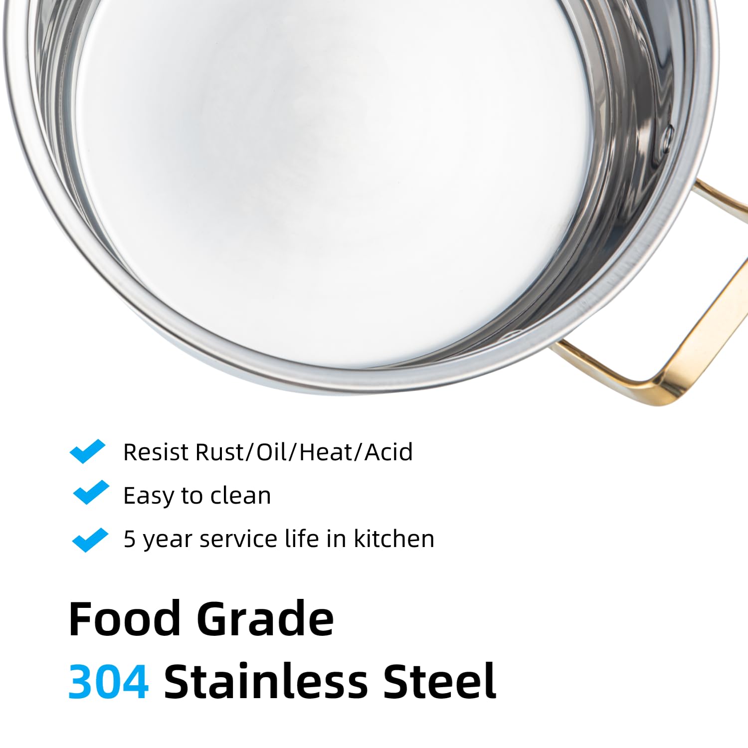 8 Quart Stainless Steel Stock Pot,Matching Tempered Glass Steam Vented Lids, 8 QT Composite Bottom Soup Pot,Induction Cooking Pot Capacity for Soup,Oven and Dishwasher Safe Pot