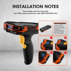 TC52X Scan Trigger Handle for Zebra TC52X TC57X TC52AX TC520L Handheld Barcode Scanner Mobile Computer, Must be Used with TC5X Series (SG-TC5X-EXO1-01) Protective Case