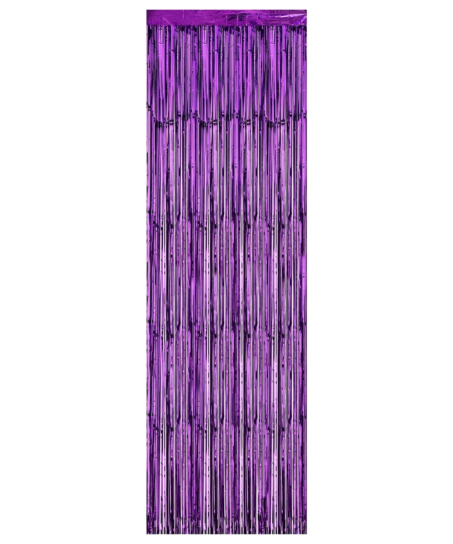 Mr. Pen- Metallic Foil Curtains, Purple Backdrop, 3.3 x 8.3ft, Purple Tinsel Backdrop, Foil Fringe Curtains Party Decorations, Tinsel Curtain Backdrop, Foil Curtain Backdrop, Birthday Door Decoration