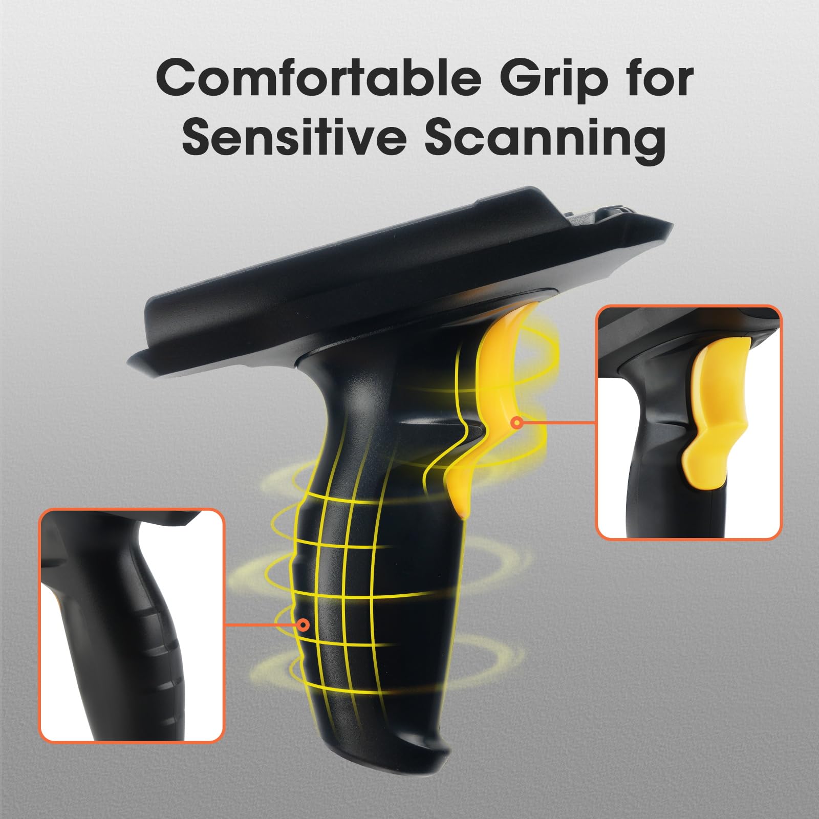 TC52X Scan Trigger Handle for Zebra TC52X TC57X TC52AX TC520L Handheld Barcode Scanner Mobile Computer, Must be Used with TC5X Series (SG-TC5X-EXO1-01) Protective Case