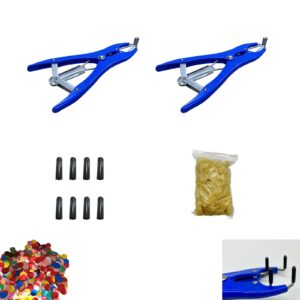 2 pcs balloon filling expander pliers, stainless steel balloon stuffing tool, balloon stretcher for balloon sequin stuffing with 50 pcs transparent balloons and sequin