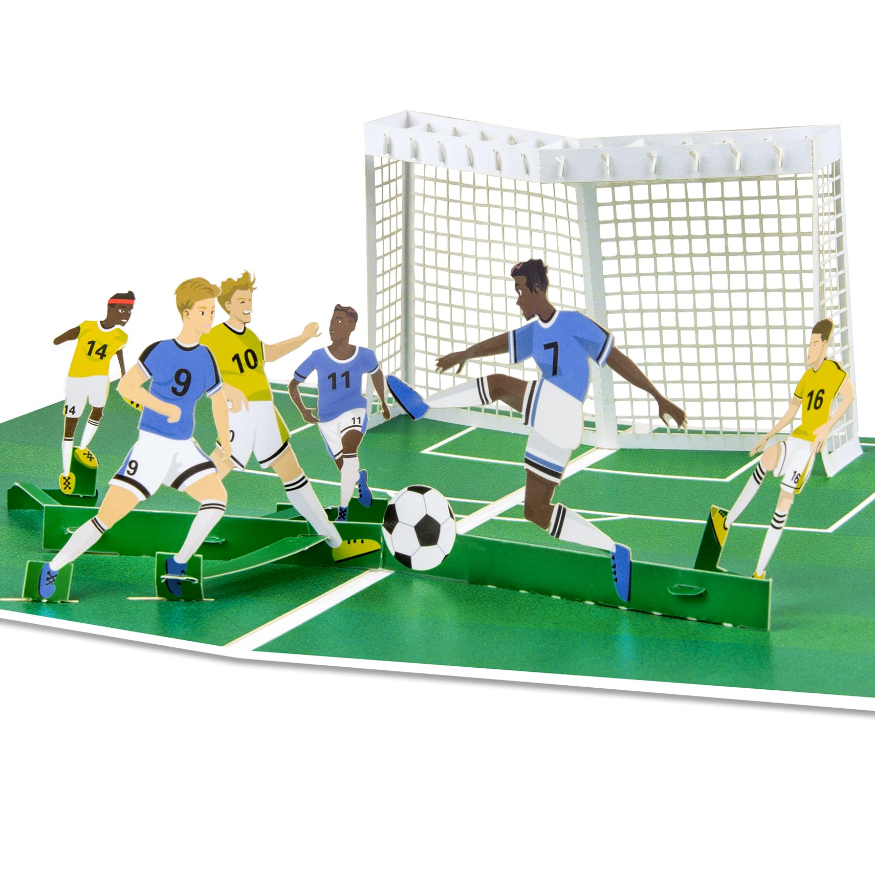 GREETING ART Football Pop Up Card, Birthday Card Pop Up,Father's Day Card, 3D Soccer Greeting Card,Anniversary Card, Thank You Card, Congratulations Card, Graduation Card