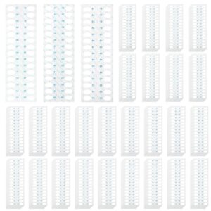 HOTBEST 150Pcs Embroidery Thread Paper Organizer 30 Positions Embroidery Floss Organizer Boards Reusable Sewing Thread Organiser Cards Cross Thread Holder Storage Tool for Embroidery Floss(White)